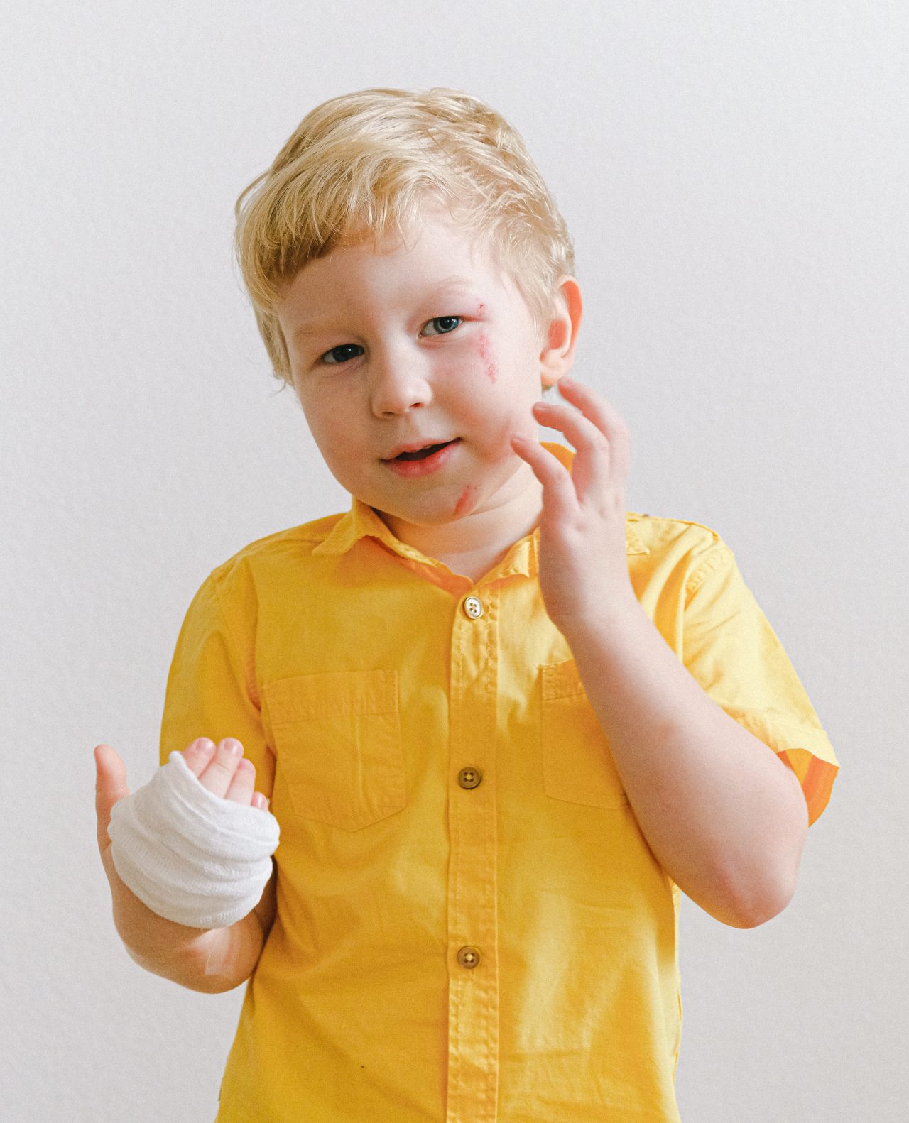 Heridas en niños y bebés: qué hacer y cómo desinfectarlas